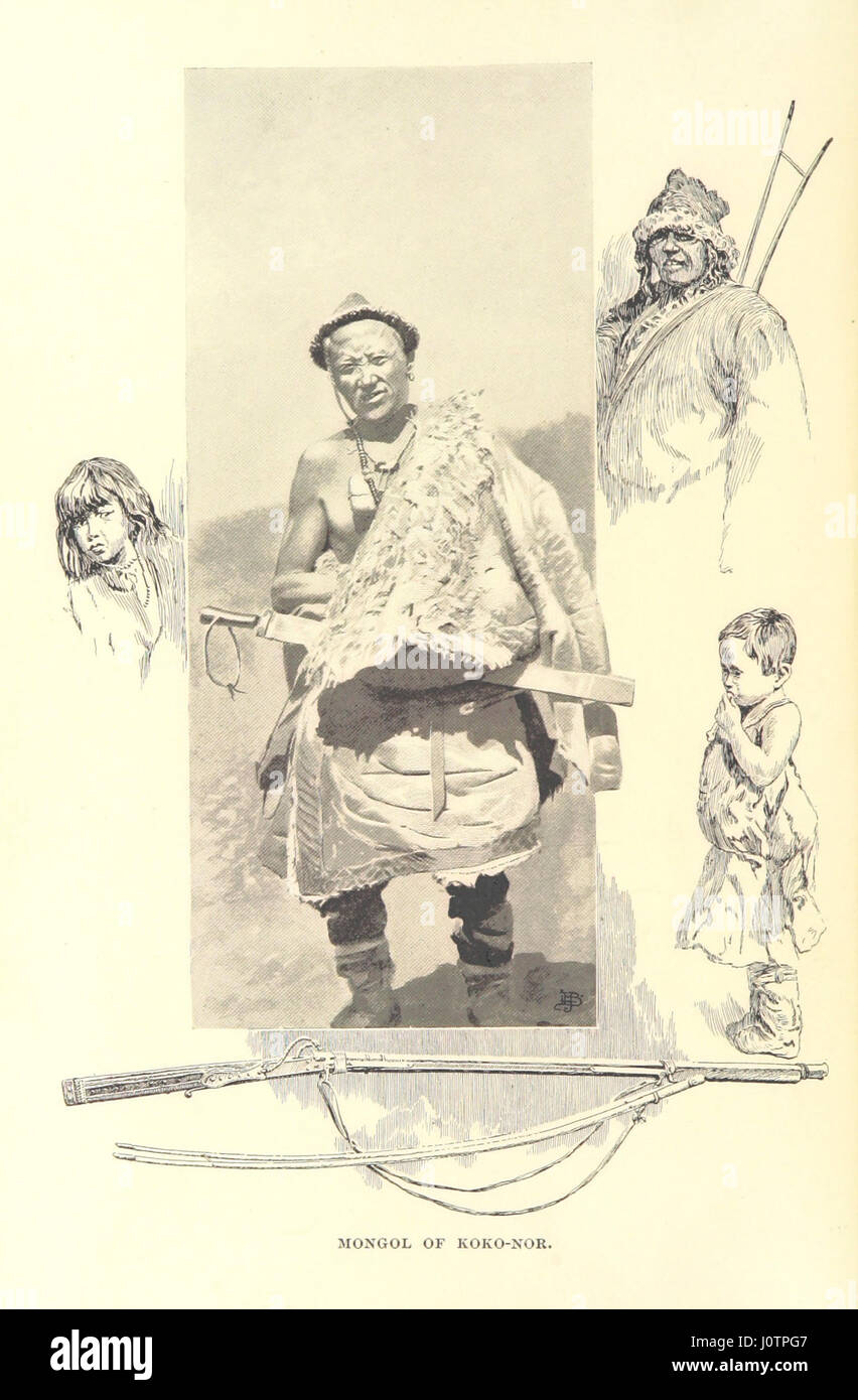This image from 'Through Unexplored Asia' provides a visual ...