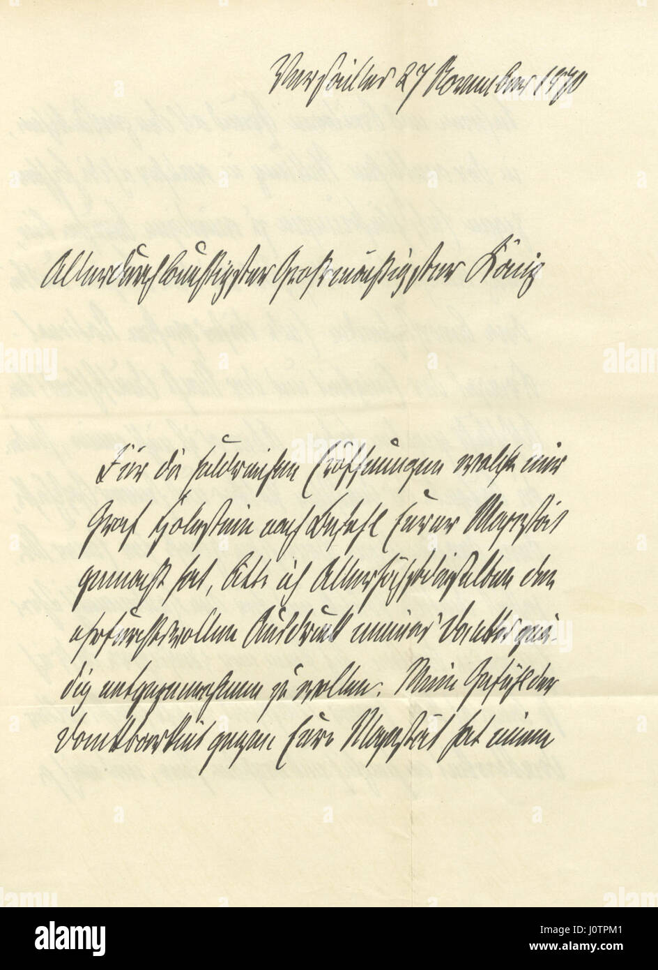 König Ludwig II. und Fürst Bismarck im Jahre 1870 ... Mit einem ...