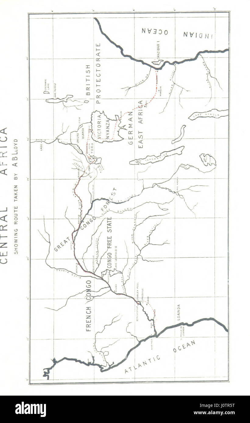 An image from 'In Dwarf Land and Cannibal Country,' a travelogue ...
