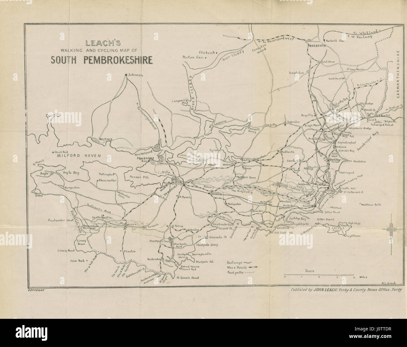 *Leach's Handbook to Tenby* provides a detailed guide to the town of ...