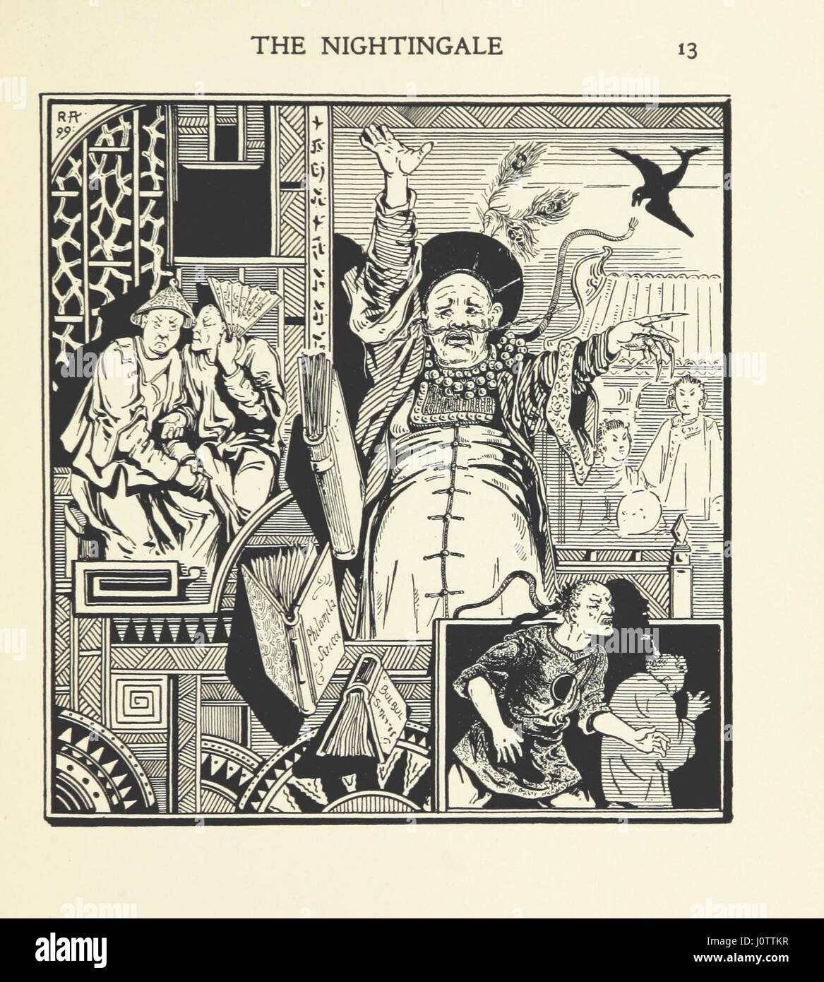 This image from 'The Nightingale. Dished up on China plates' by R ...