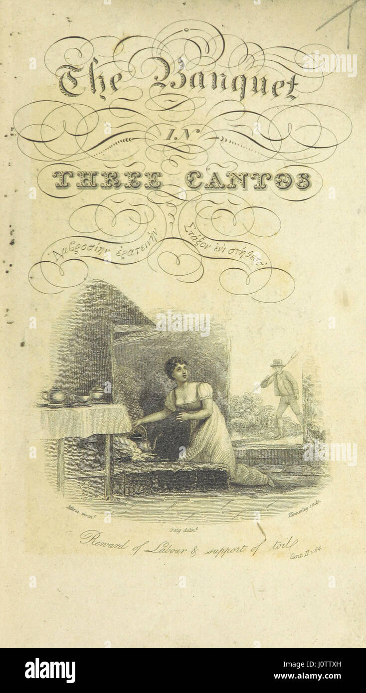 An image from page 7 of 'The Banquet', a poem in three cantos written ...