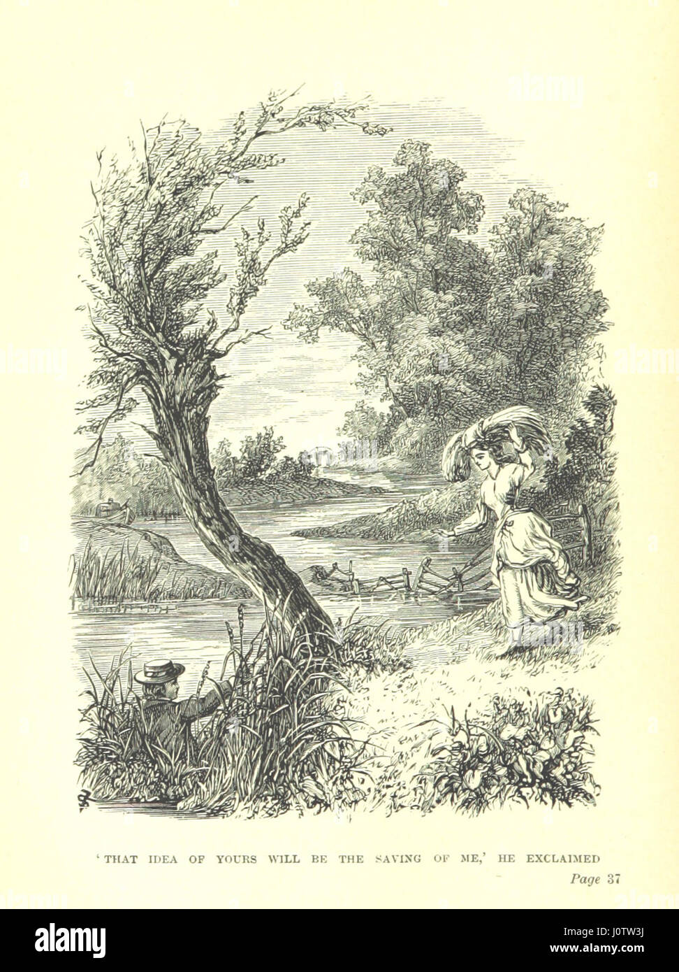 This image is from 'A Slip in the Fens,' a book that captures the landscape and experiences of ...