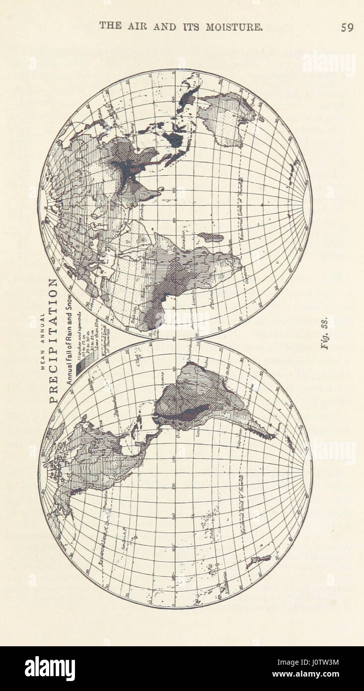 This image from 'A Class-Book of Physical Geography' illustrates key ...