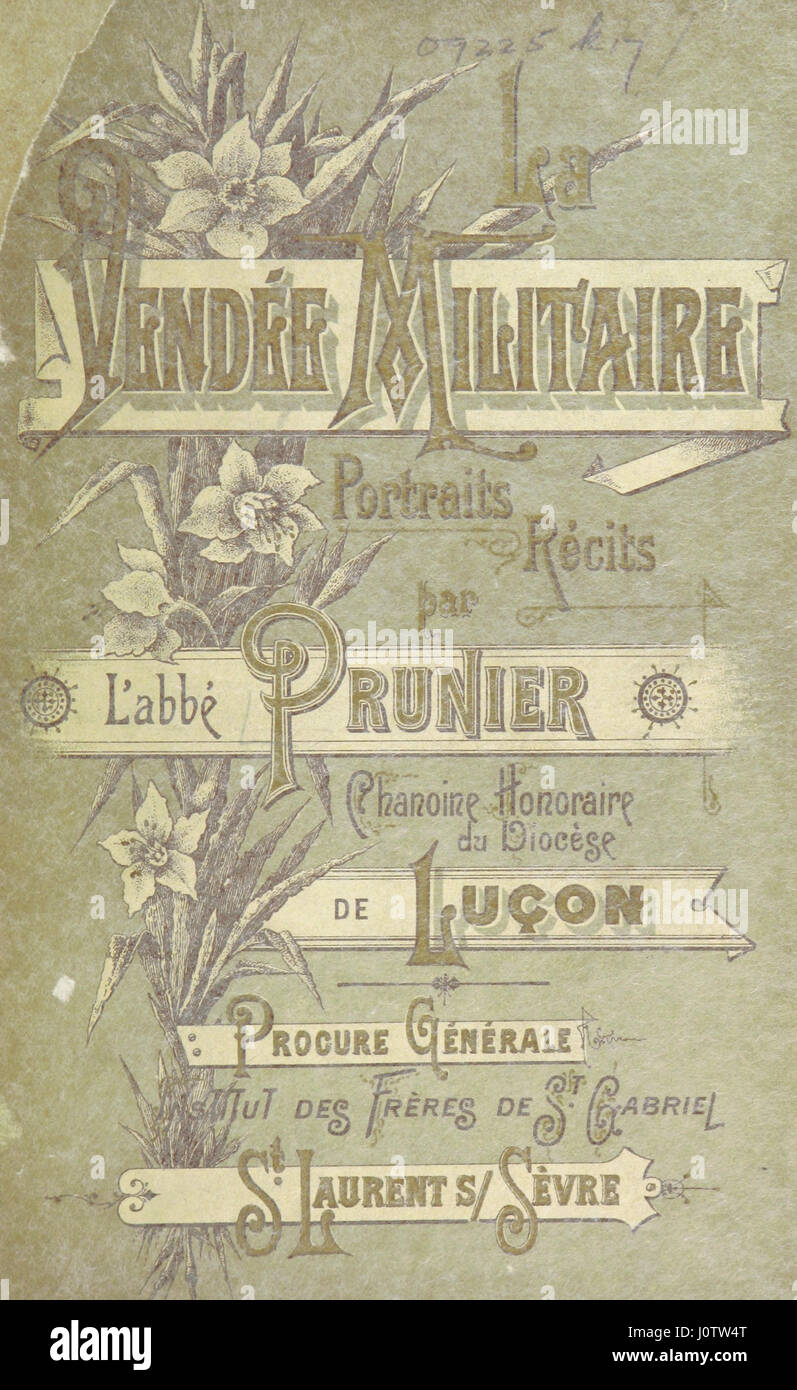 La Vendée militaire is a historical account of the Vendée region during ...