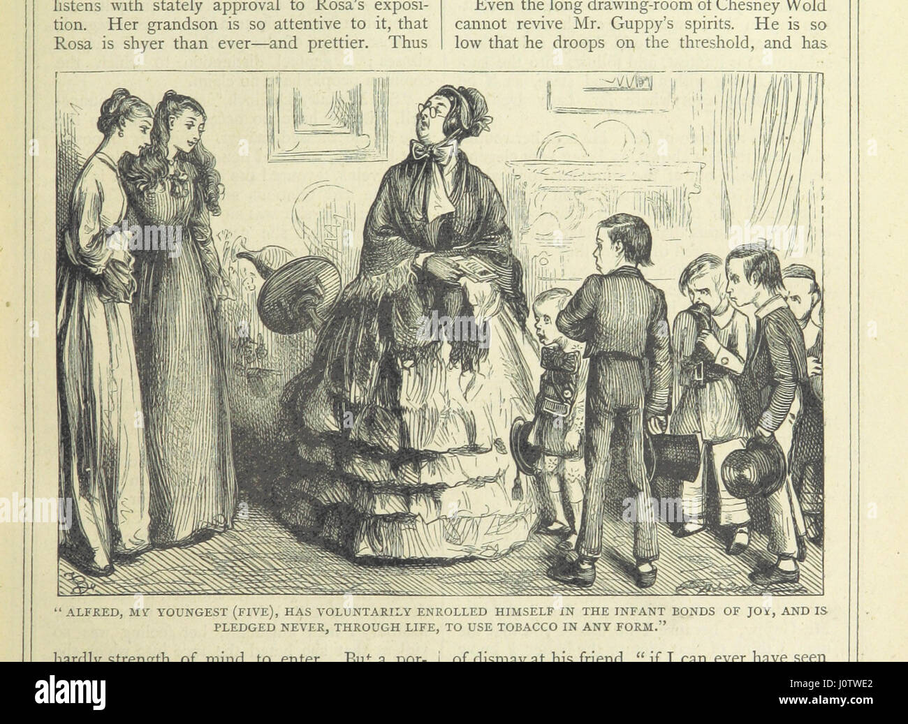 An illustration from *The Works of Charles Dickens* (Household edition ...