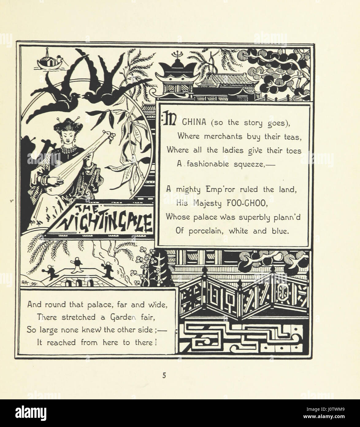 *The Nightingale* is a work by R. Andre, presenting a unique ...