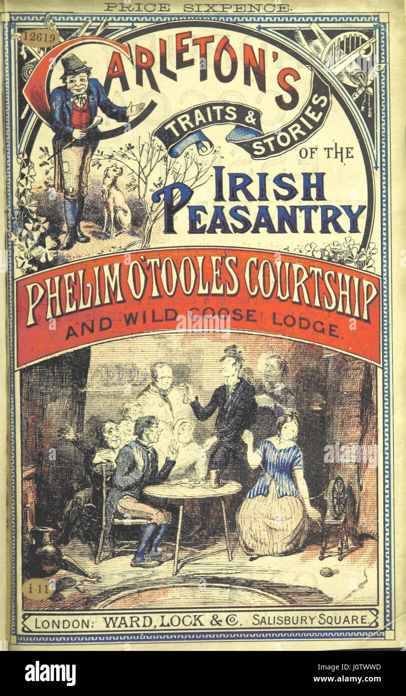 This image from 'Traits and Stories of the Irish Peasantry' depicts the ...