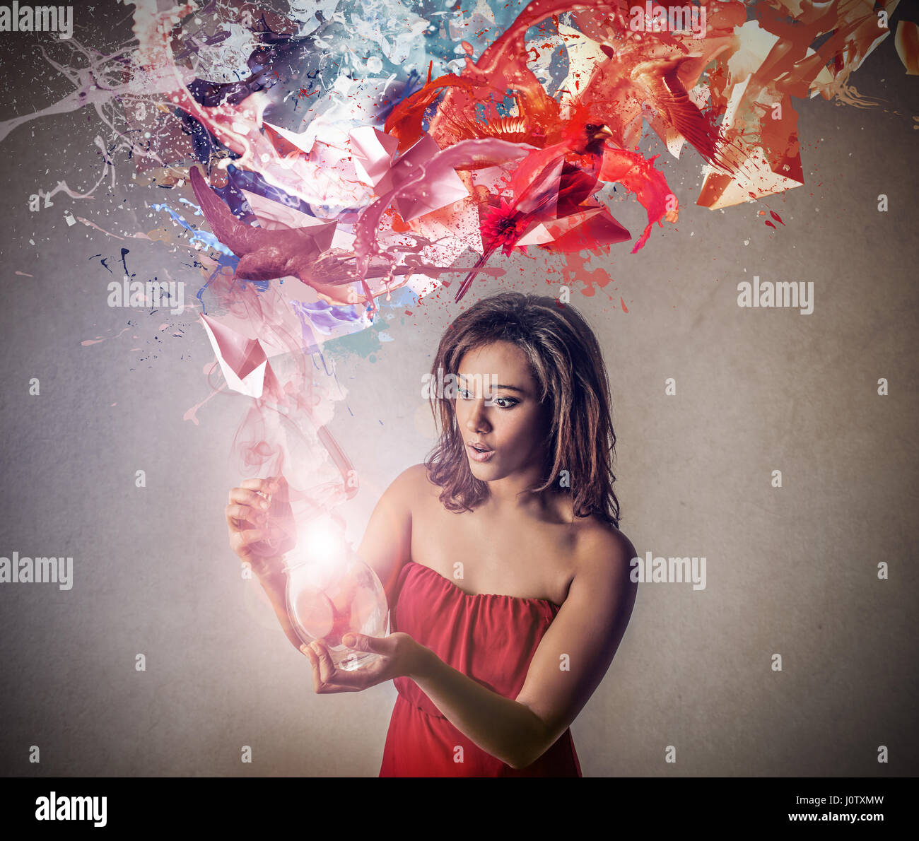 White hands doing work hi-res stock photography and images - Alamy