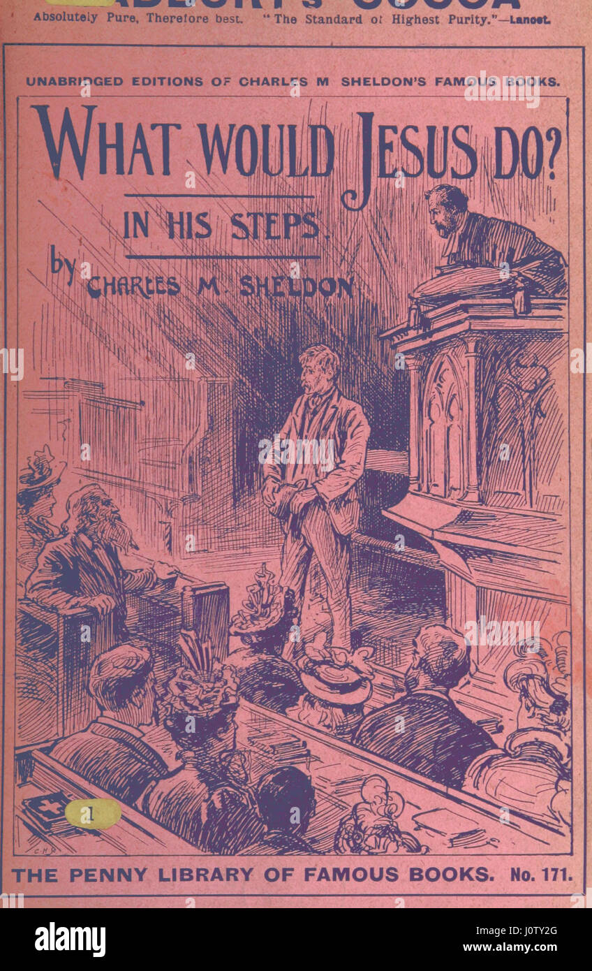 This image from 'The Penny Library of Famous Books' illustrates a scene ...