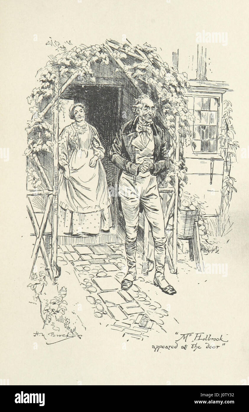 Cranford ... With sixteen illustrations by H. M. Brock Stock Photo - Alamy