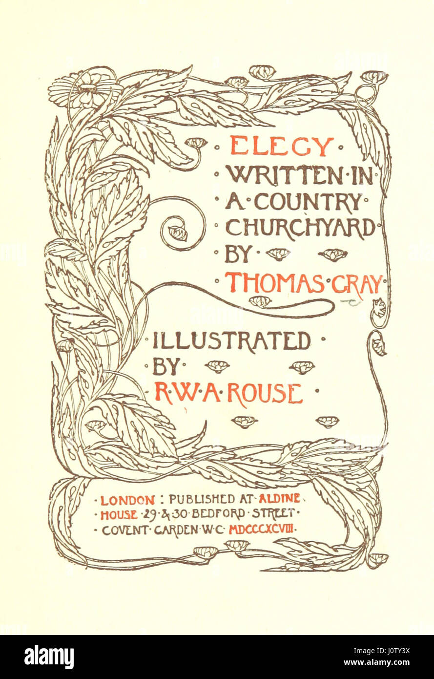 'Elegy Written in a Country Churchyard' by Thomas Gray is a well-known ...