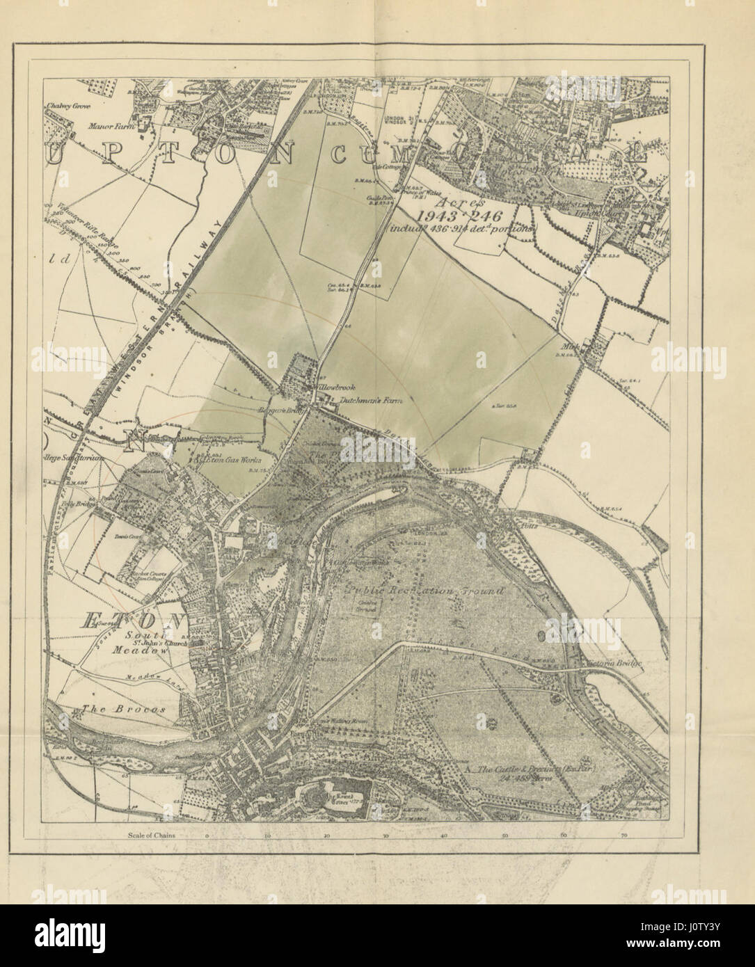 This work provides a distant view of Eton College, one of the most ...