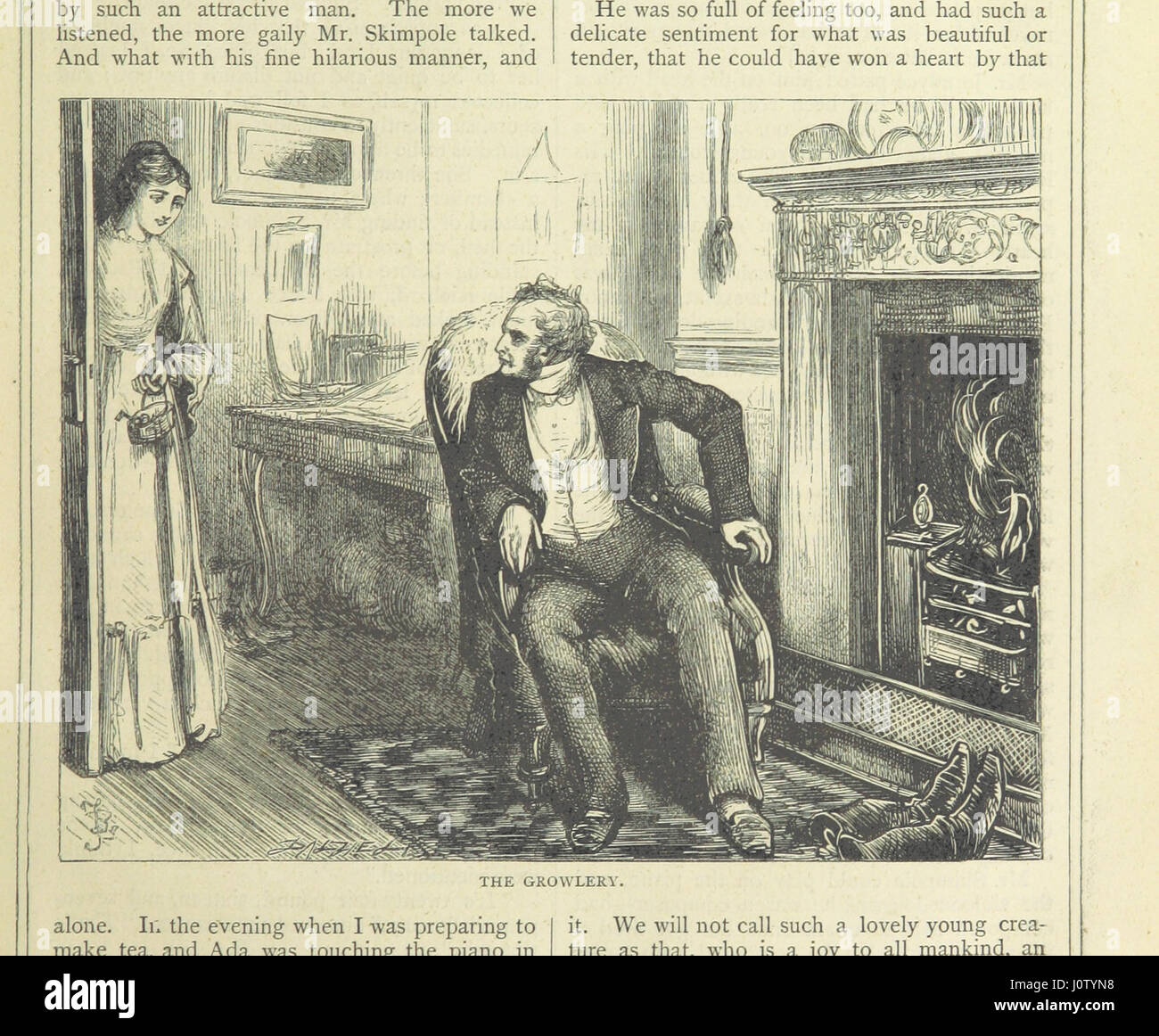 This image from the works of Charles Dickens showcases the literary ...