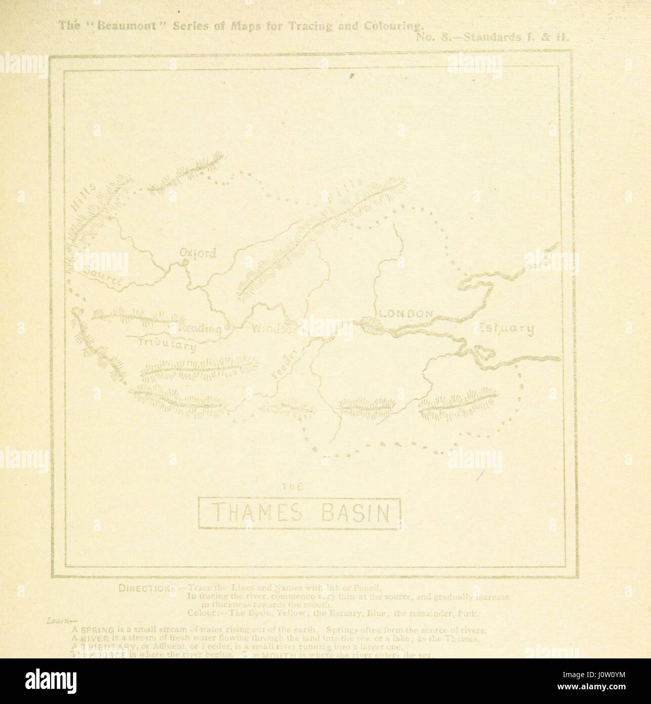 An image from 'The Beaumont Geography and Map Tracing Book' showcasing ...