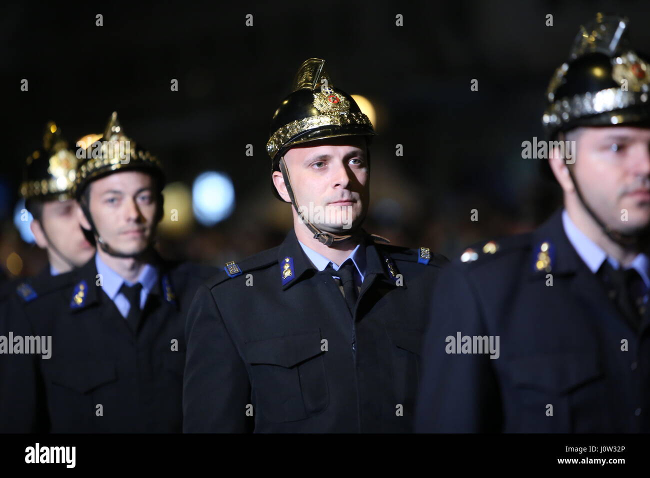 Athens, Greece. 14th Apr, 2017. The custom of the apokathelosis of ...