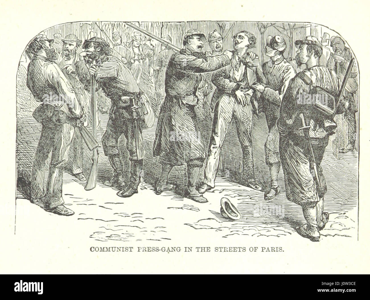 The image, taken from page 41 of 'Paris under the Commune,' depicts ...