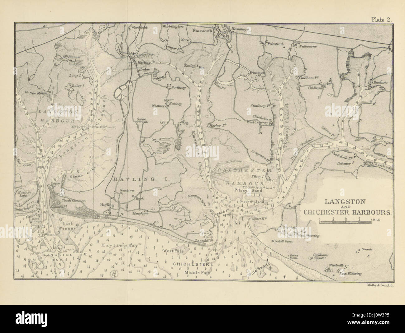 The image from page 20 of 'The Solent Chart Book' provides detailed ...