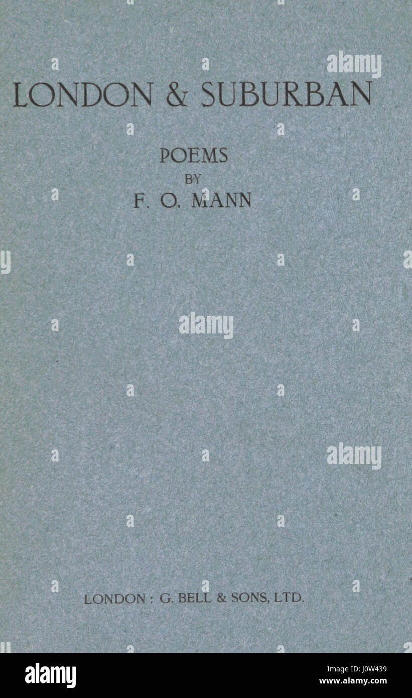 'London & Suburban' is a collection of poems that explores life in ...