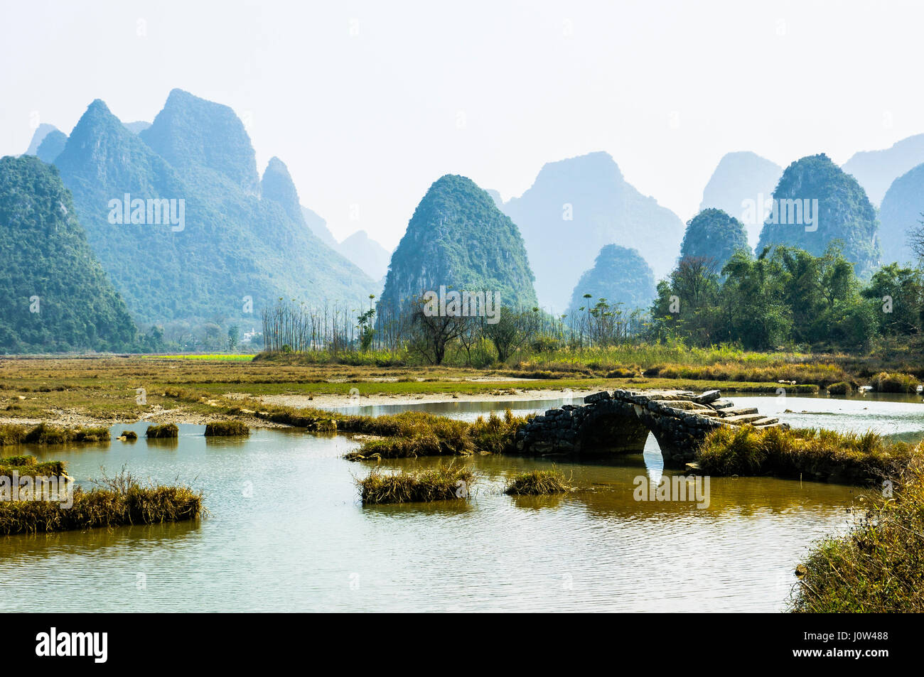Mountains and countryside scenery Stock Photo - Alamy