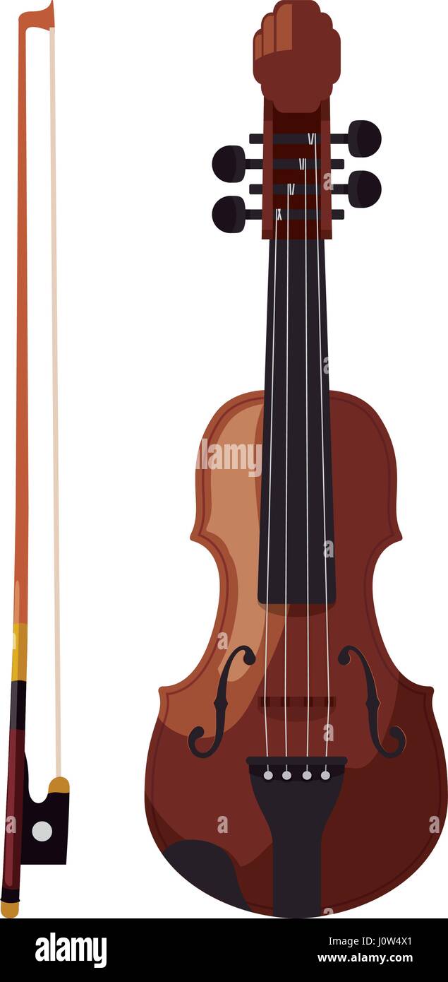 Violin music instrument Stock Vector Image & Art - Alamy