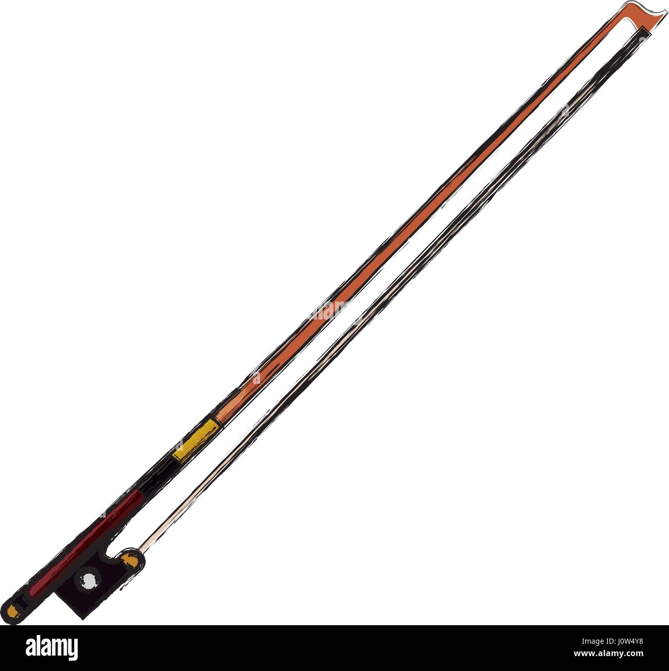 Violin stick Stock Vector Images - Alamy