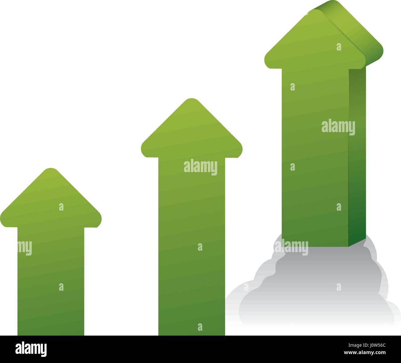 Arrows up increase Stock Vector Image & Art - Alamy