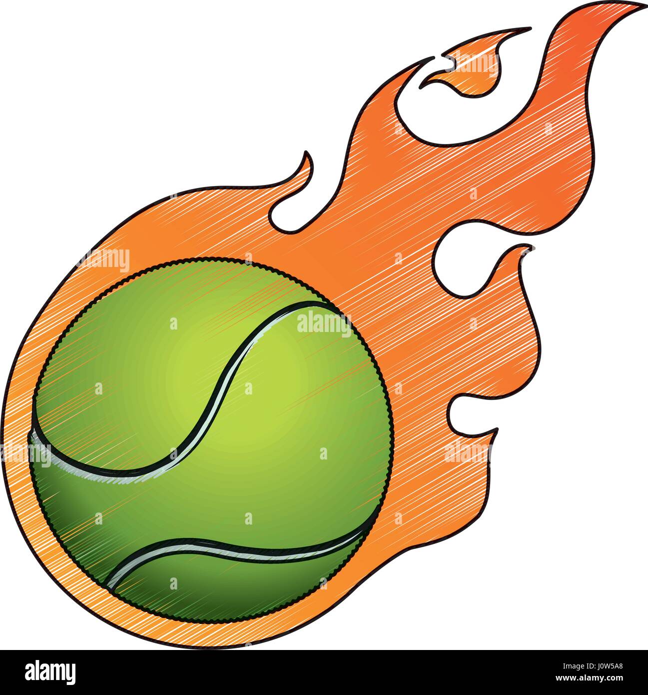 Tennis ball sport game Stock Vector Image & Art - Alamy