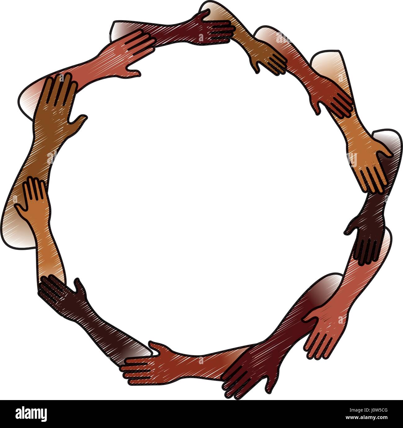 Human hands symbol Stock Vector Image & Art - Alamy