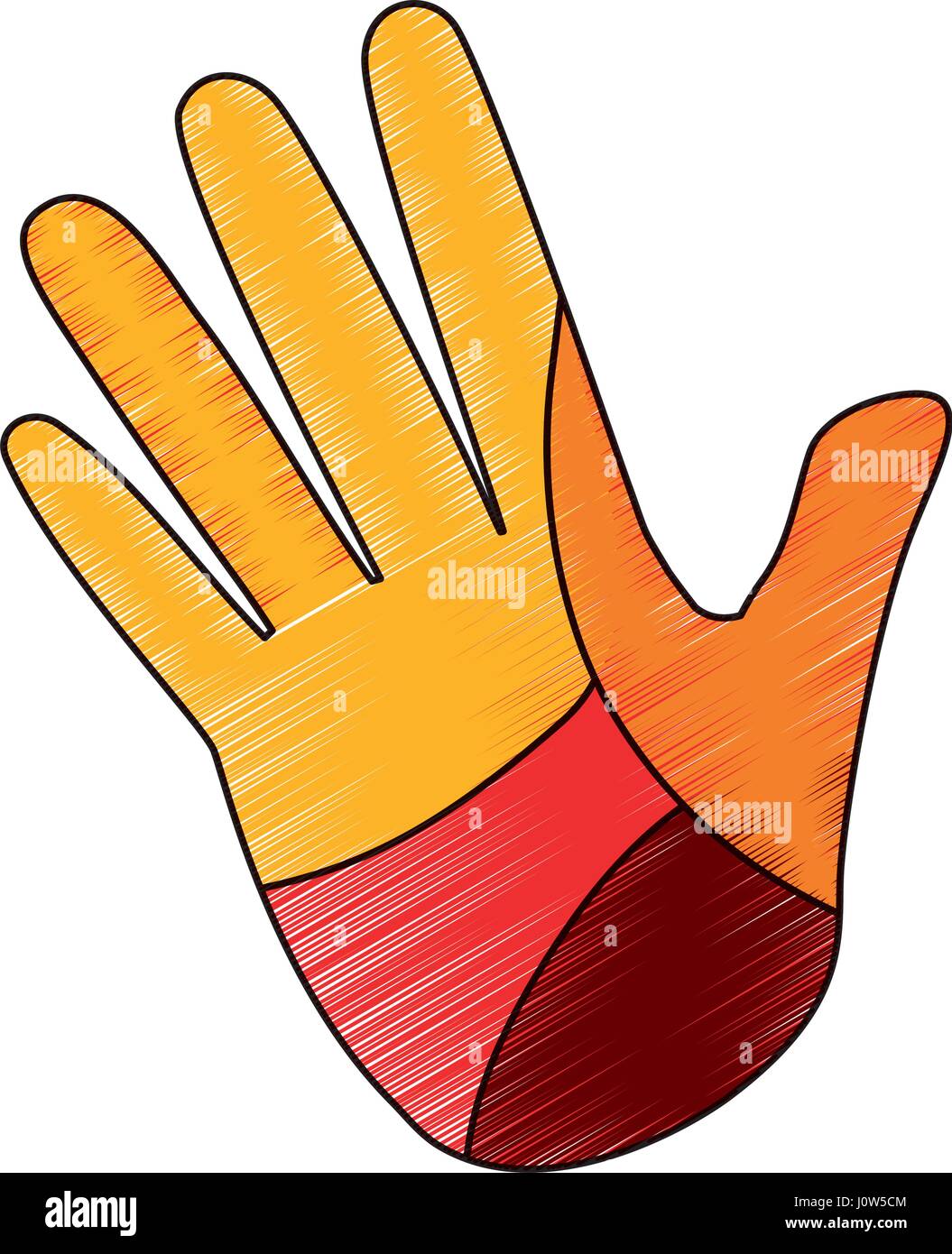 Human hand symbol Stock Vector Image & Art - Alamy