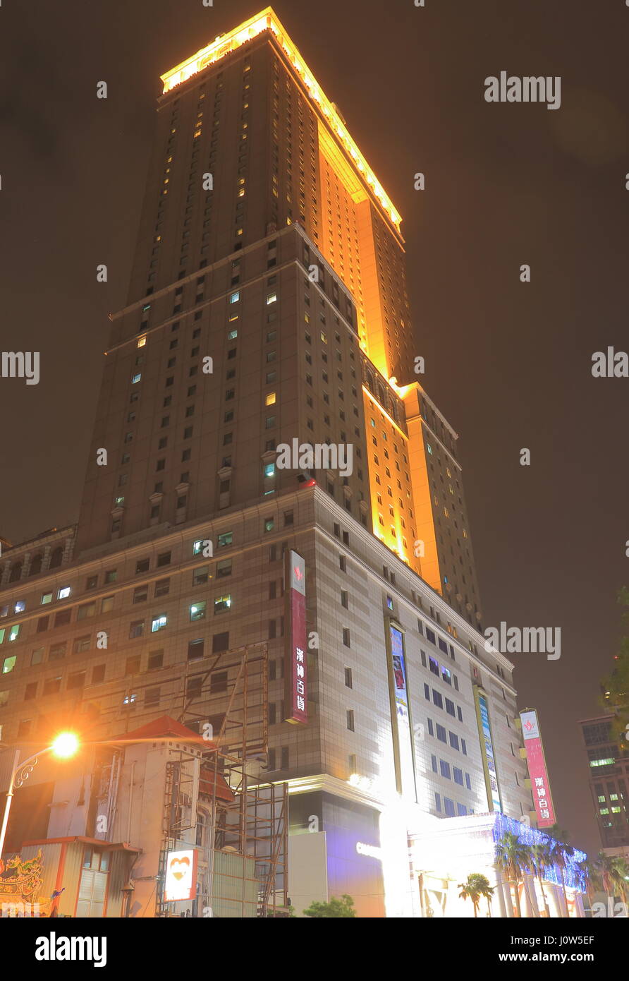 People visit Hanshin department store in Kaohsiung Taiwan Stock Photo ...