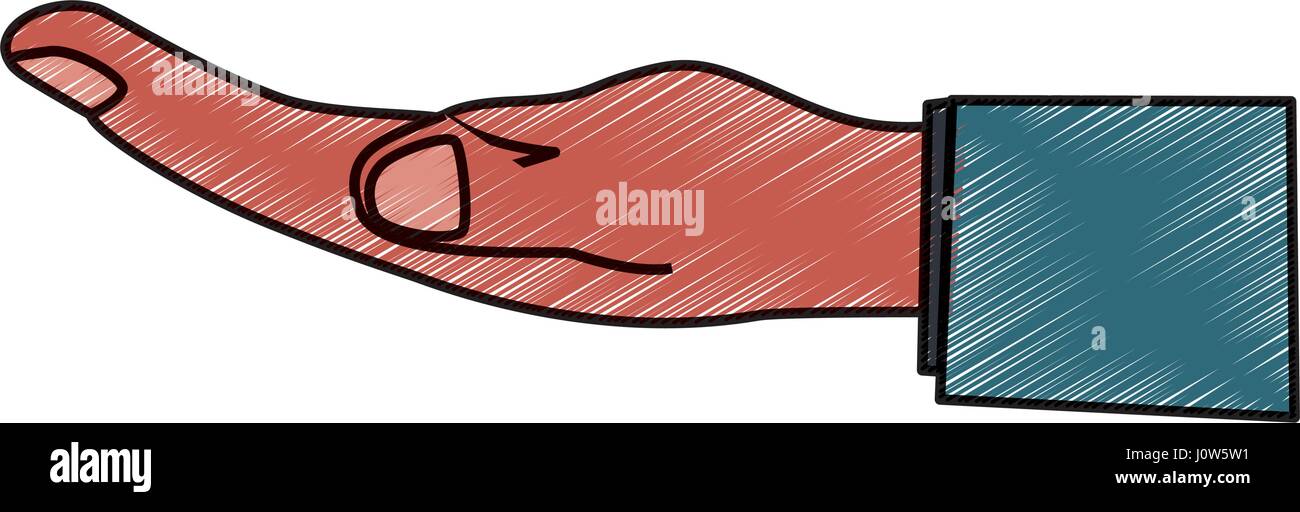 Human hand symbol Stock Vector Image & Art - Alamy