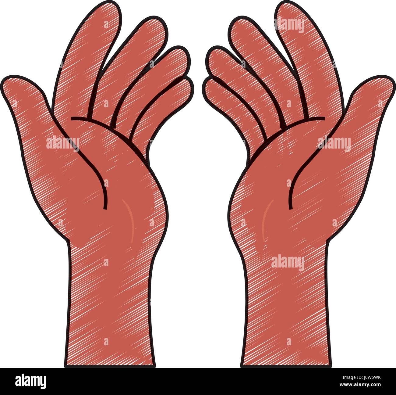 Human hand symbol Stock Vector Image & Art - Alamy