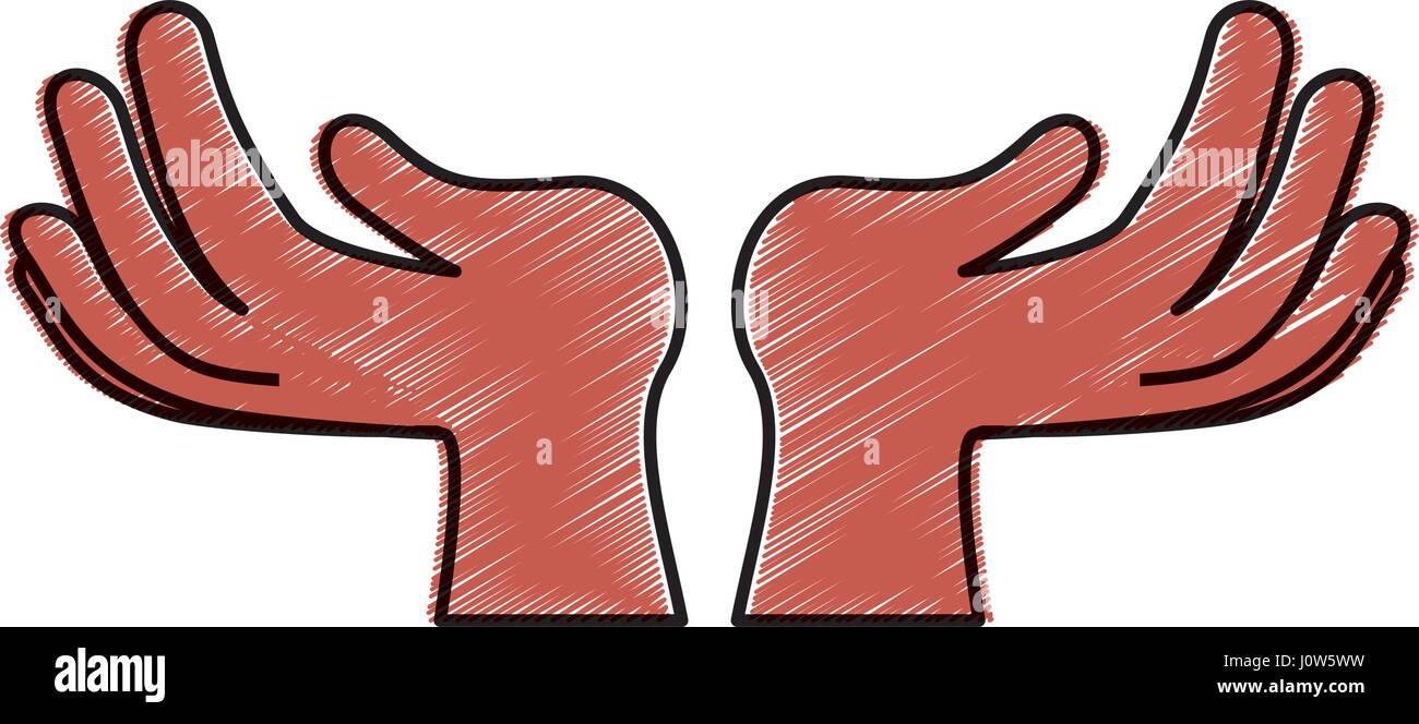 Human hand symbol Stock Vector Image & Art - Alamy