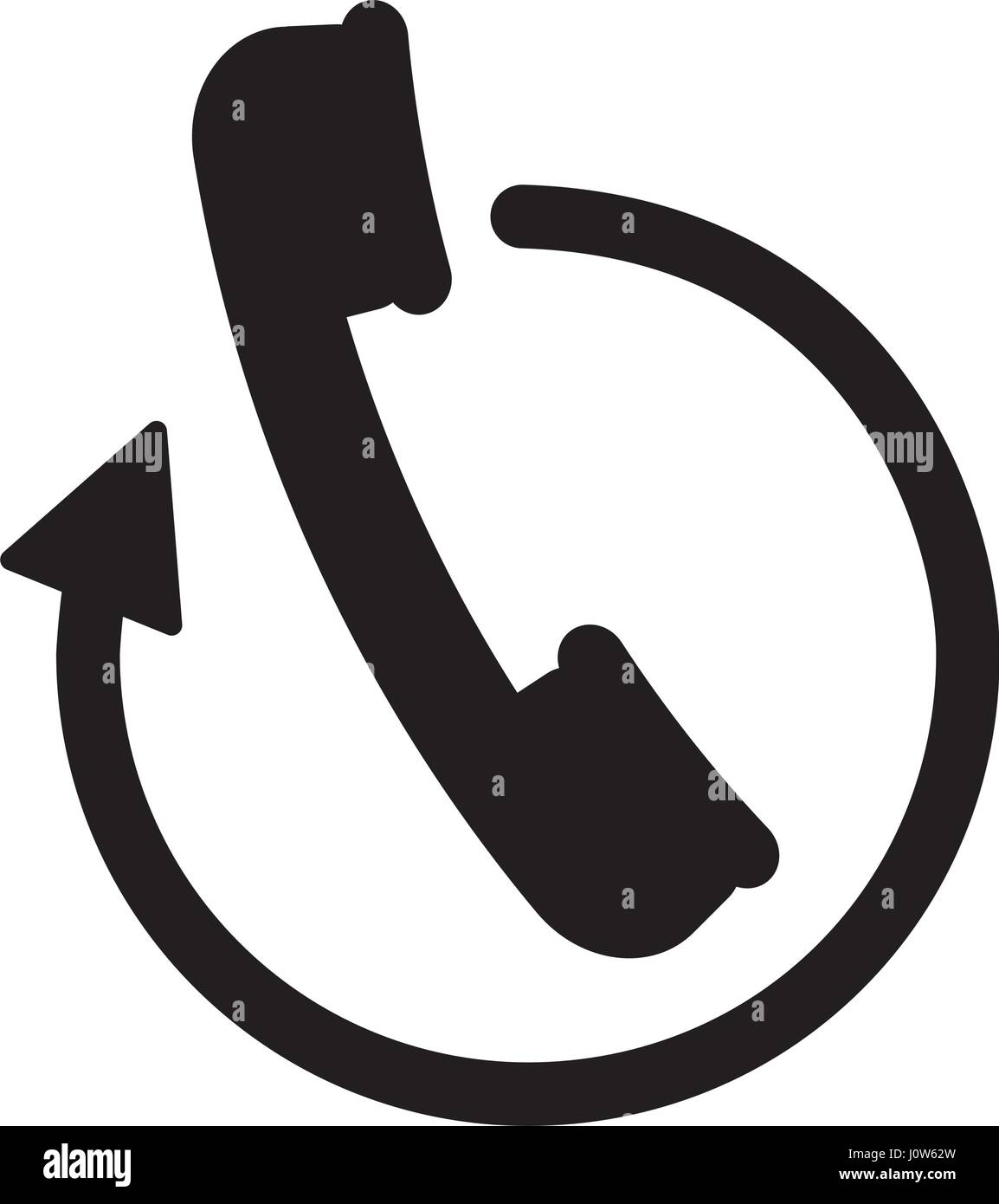 handset phone icon Stock Vector Image & Art - Alamy