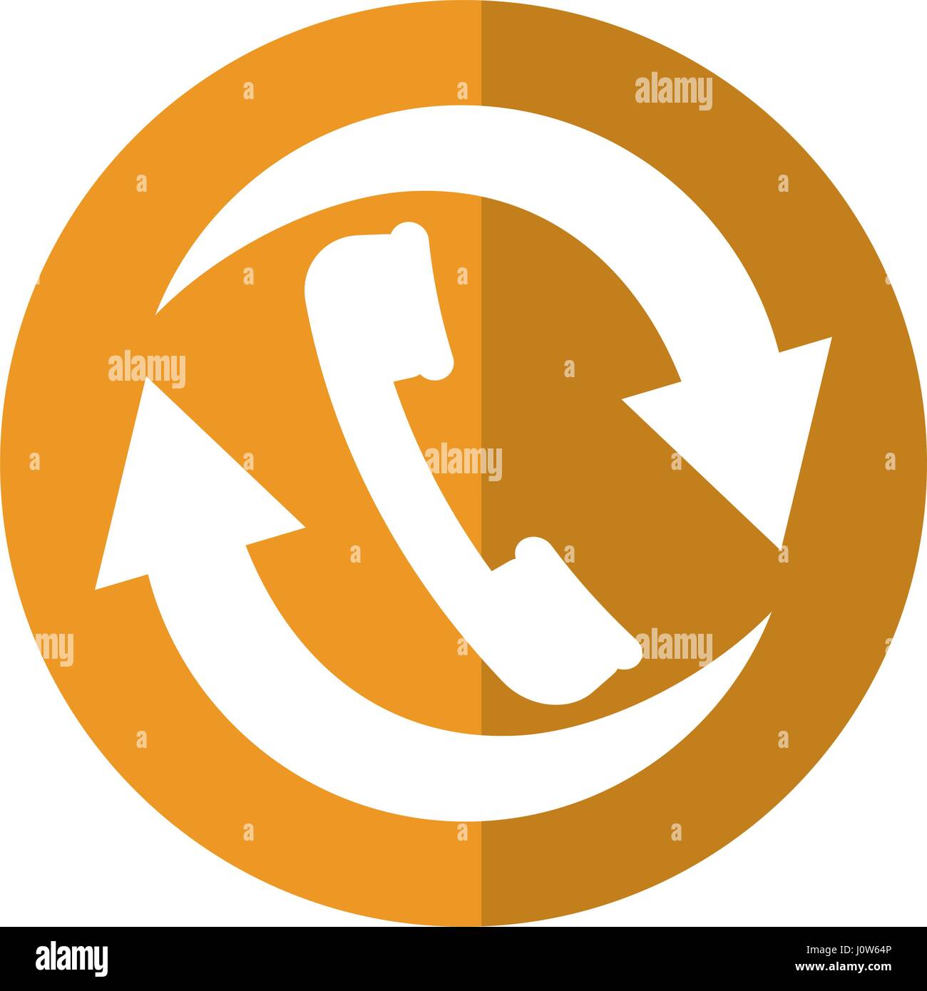 handset phone icon Stock Vector Image & Art - Alamy