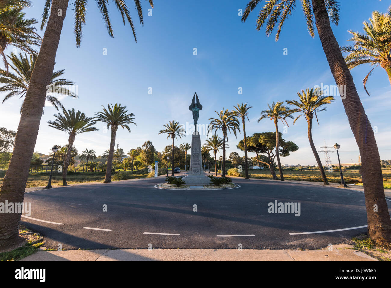 Plus Ultra monument in La Rabida,Spain. First flight between Spain and ...