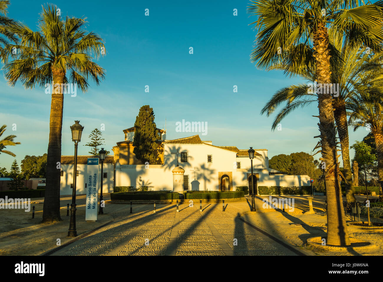 Santa Maria monastery in La Rabida,Andalusia,Spain near Palos de la ...
