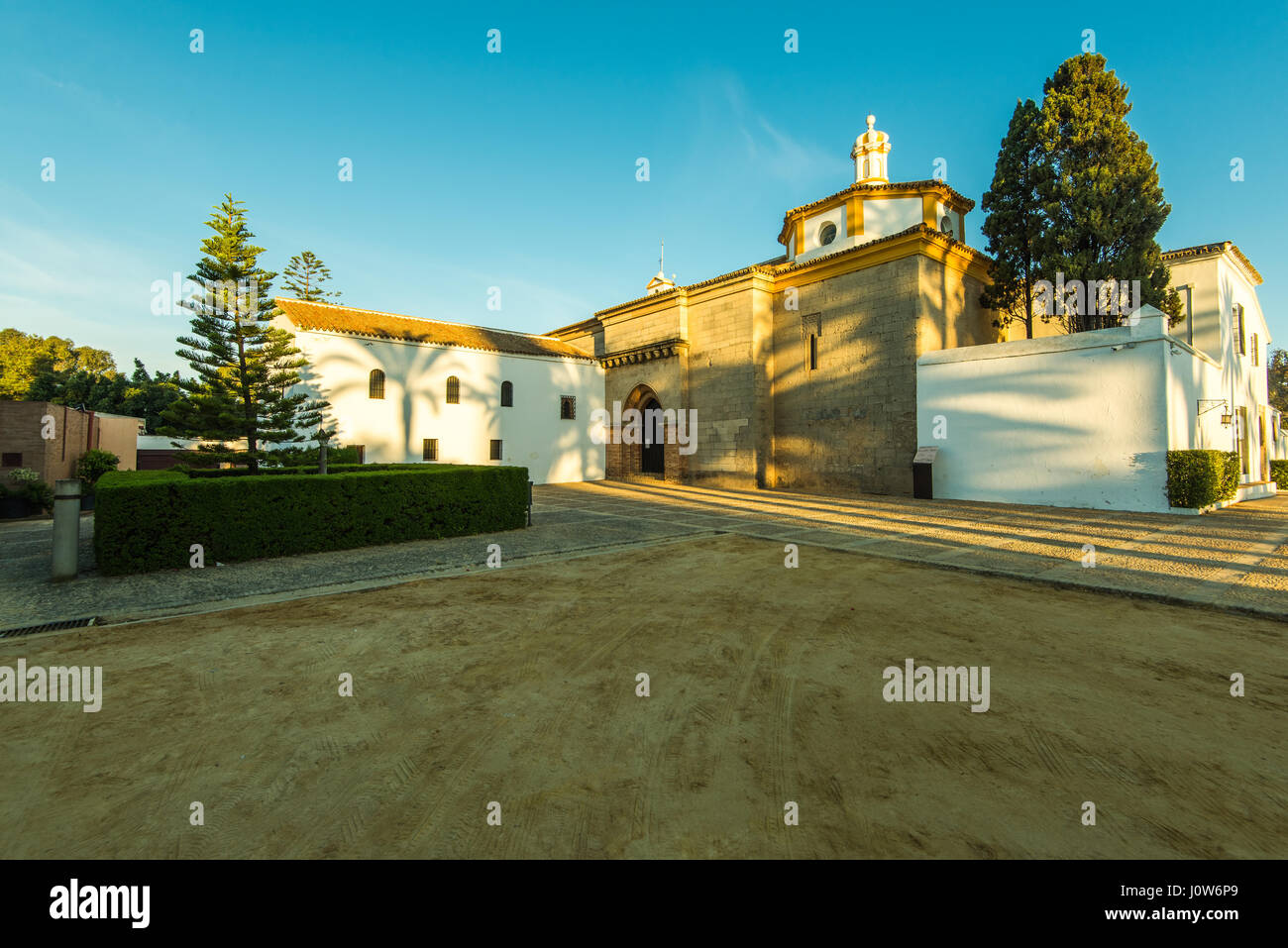 Santa Maria monastery in La Rabida,Andalusia,Spain near Palos de la ...