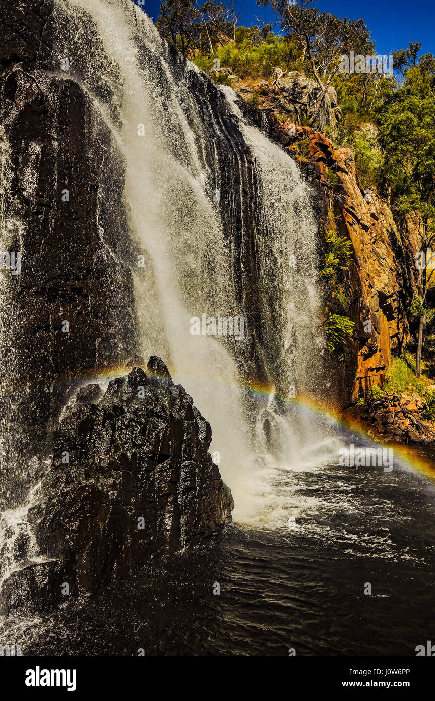 Waterfall Mackenzie is the most famous waterfall of the Park Grampians ...
