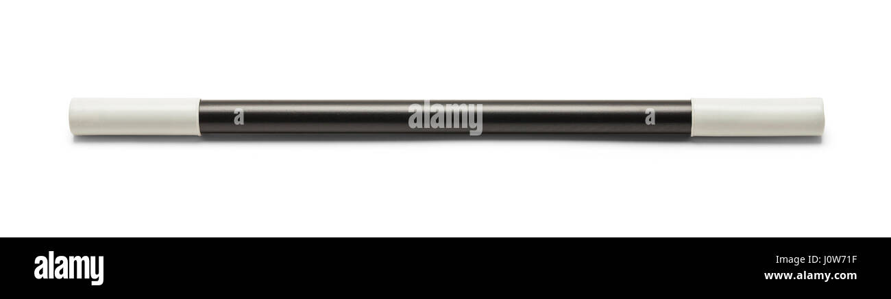 Black and White Plastic Magic Wand Isolated on White Background Stock ...