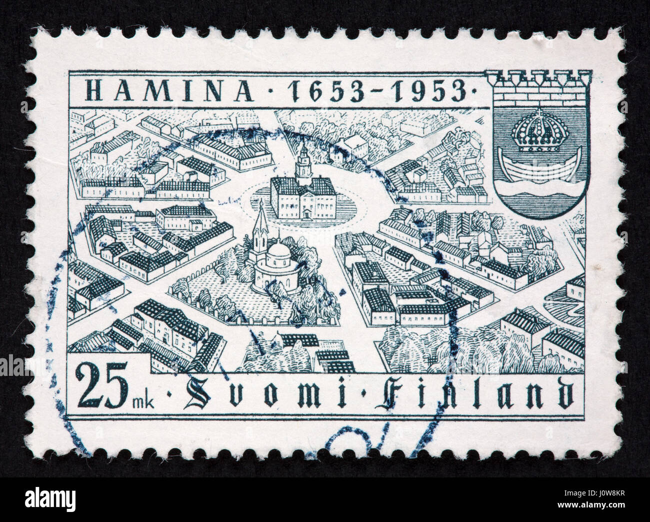 Finnish postage stamp Stock Photo - Alamy