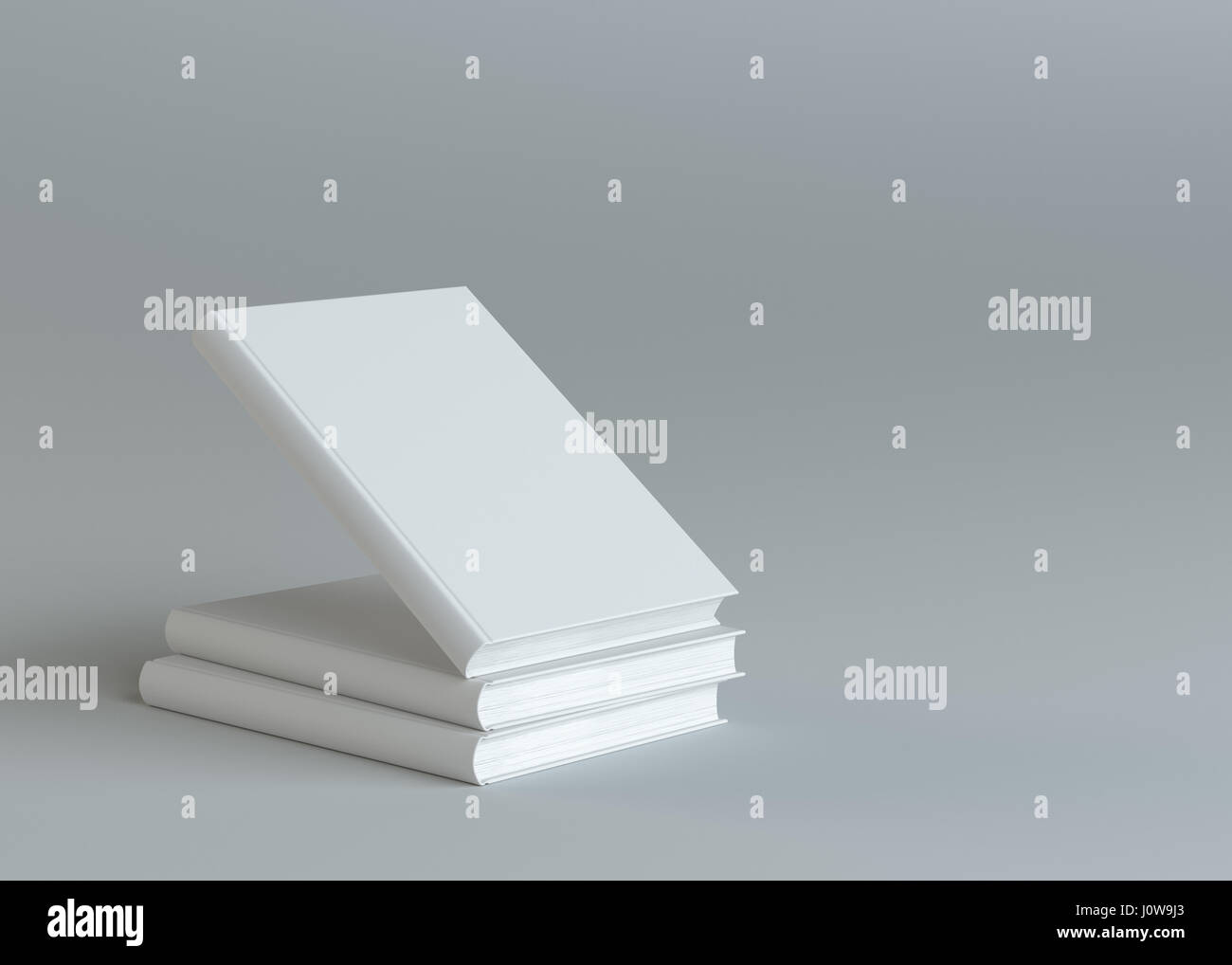 3D rendering books mockup Stock Photo - Alamy