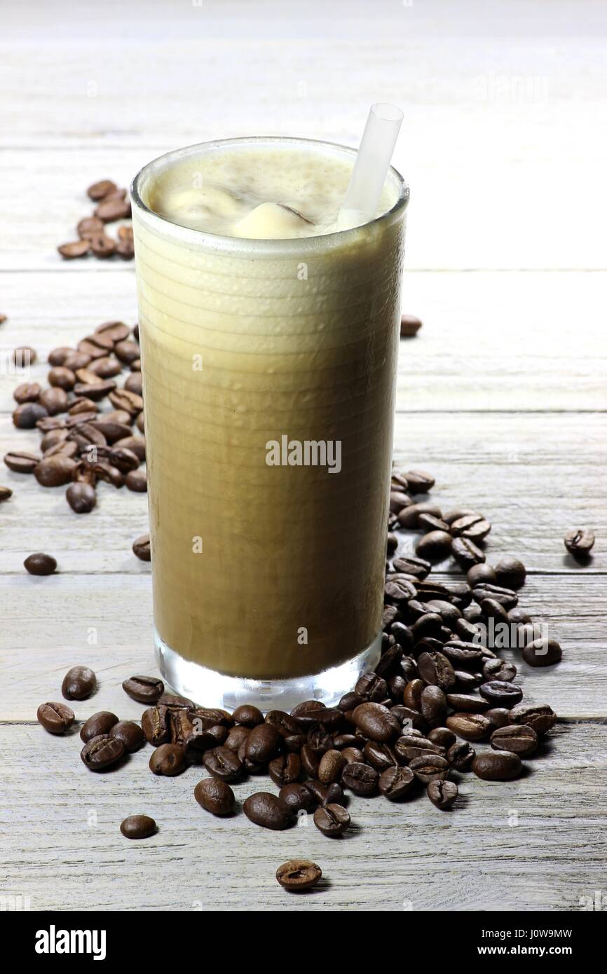 Iced coffee beans on hi-res stock photography and images - Alamy