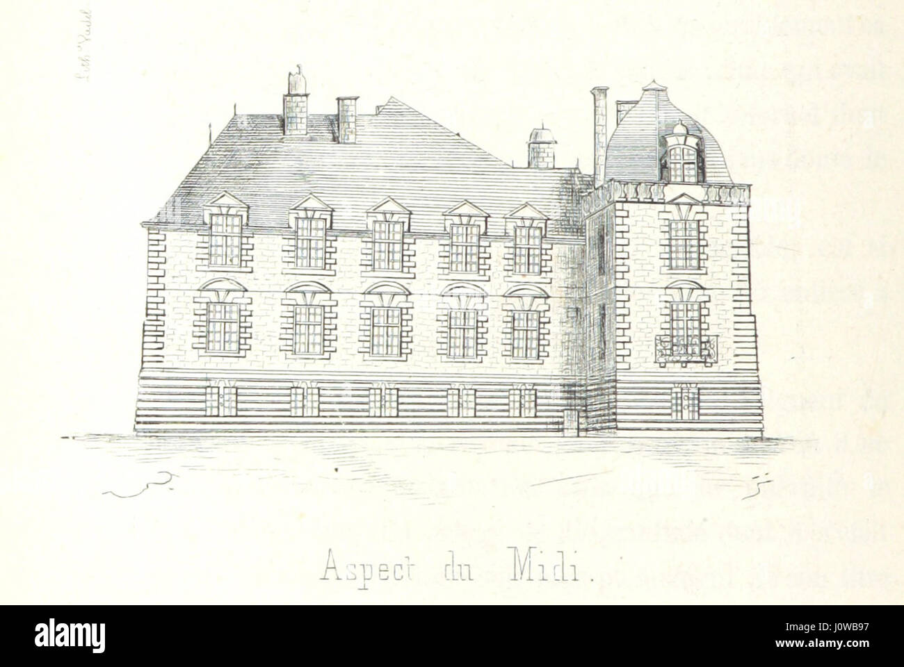 This image is from 'Les Ruines de la Meuse', a work focusing on the ...