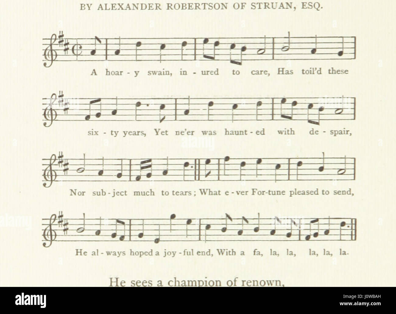'Scottish Songs' (second edition) compiled and edited by J. Alexander ...