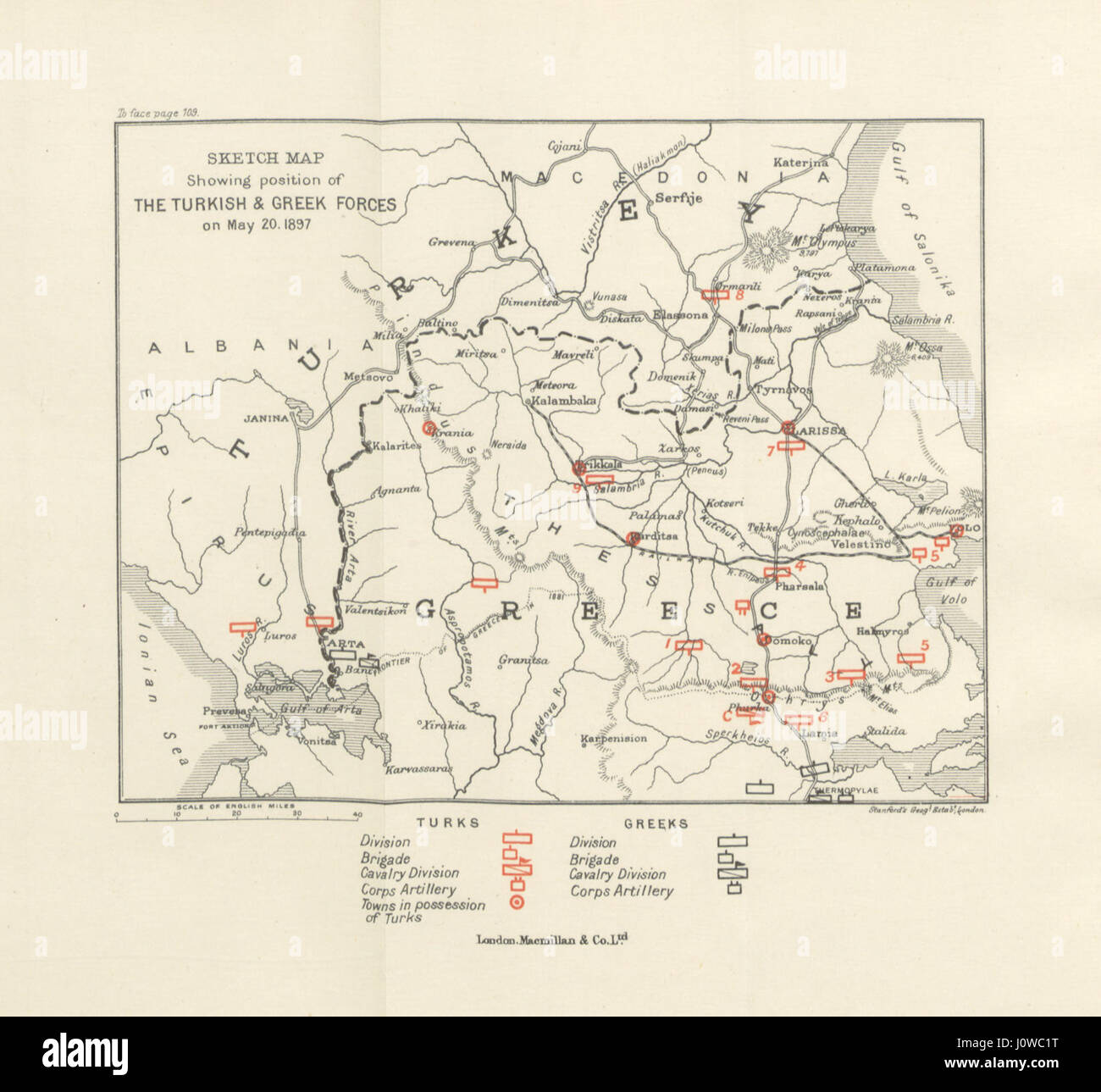 With the Turkish Army in Thessaly ... With illustrations and maps Stock ...