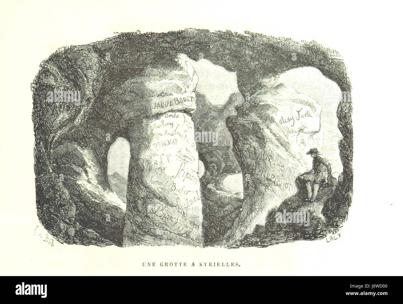 A travelogue by Rodolphe Töpffer, describing his zigzag journeys ...
