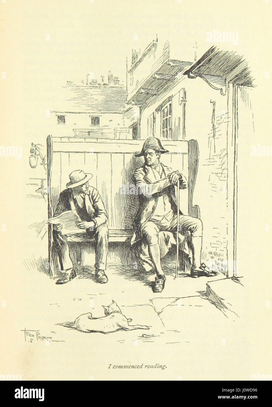 This illustration from 'Poor Jack,' featuring artwork by F. Pegram ...