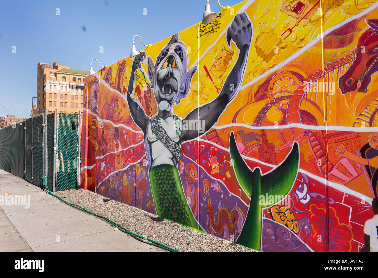 Graffiti at coney island hi-res stock photography and images - Alamy